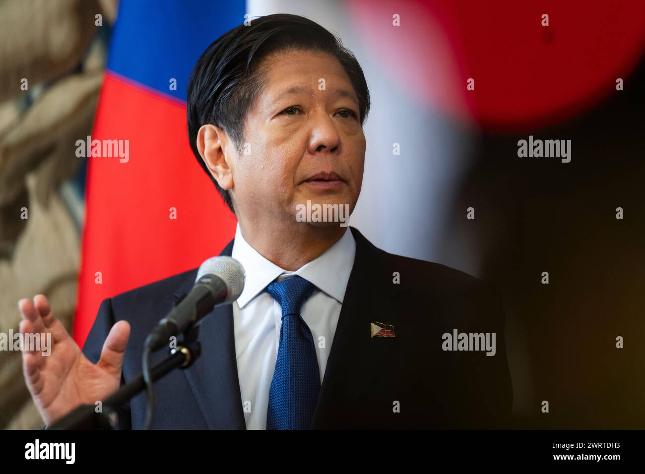 Prague, Czech Republic. 14th Mar, 2024. Czech President Petr Pavel (not ...