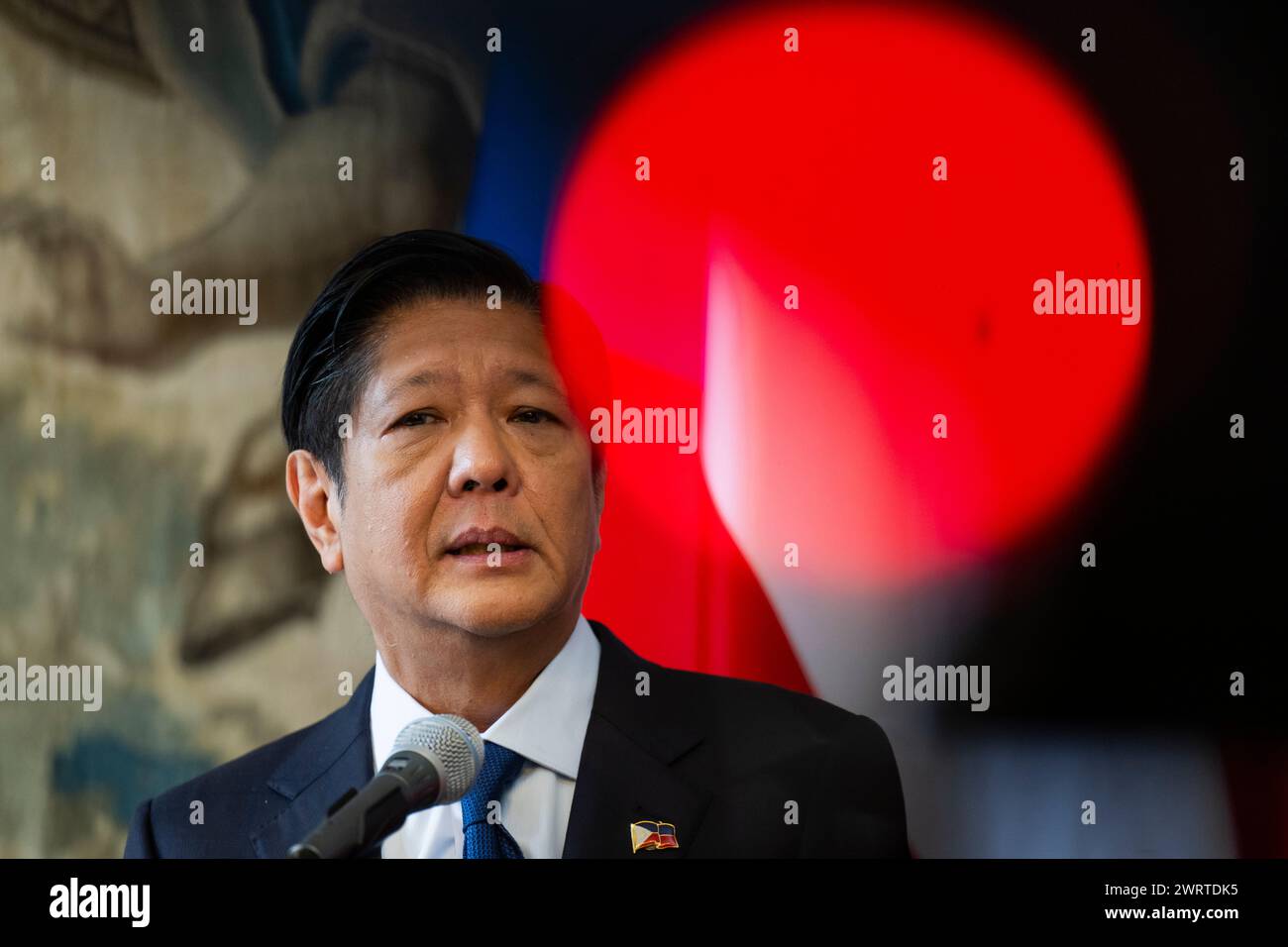 Prague, Czech Republic. 14th Mar, 2024. Czech President Petr Pavel (not ...