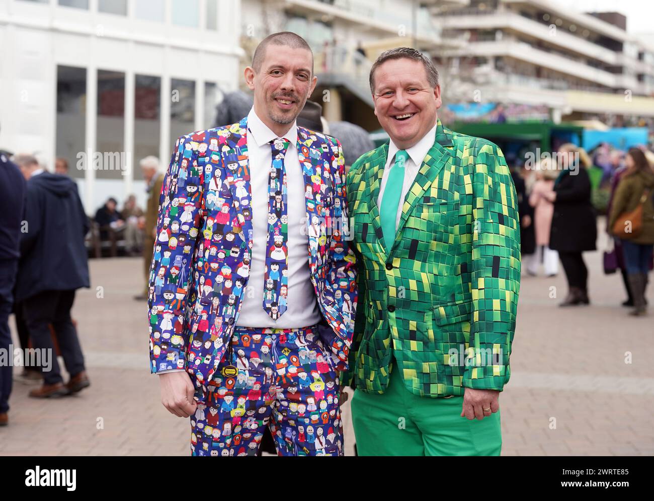 Racegoers on day three of the 2024 Cheltenham Festival at Cheltenham ...