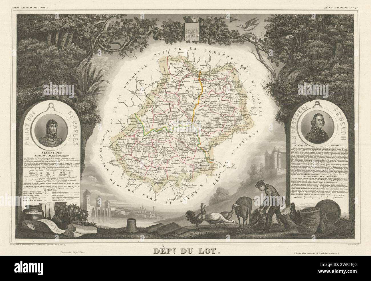 Carte france departements hi-res stock photography and images - Alamy