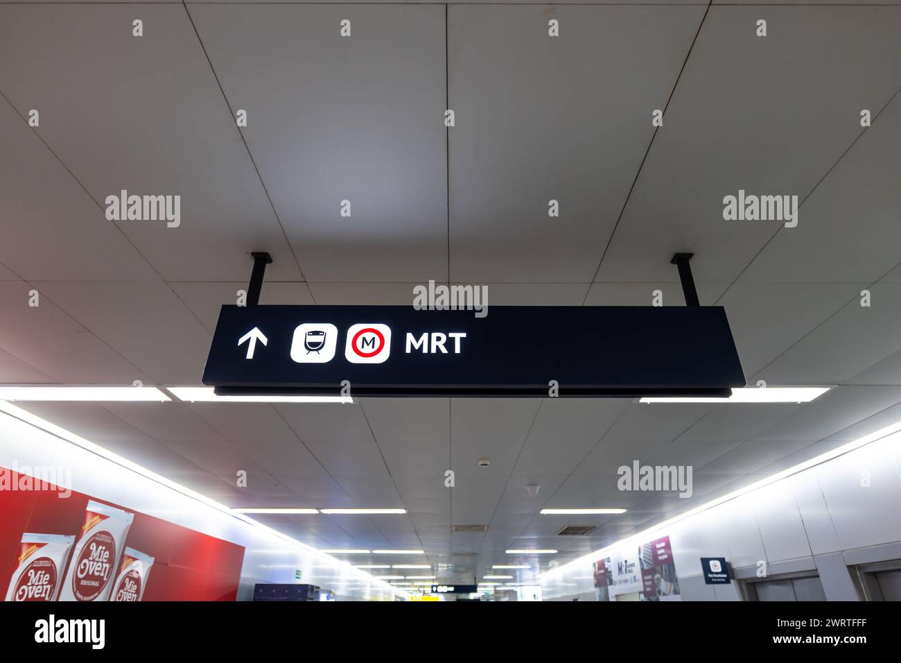 Jakarta, Indonesia - 03.05.2024: TransJakarta MRT metro train station ...