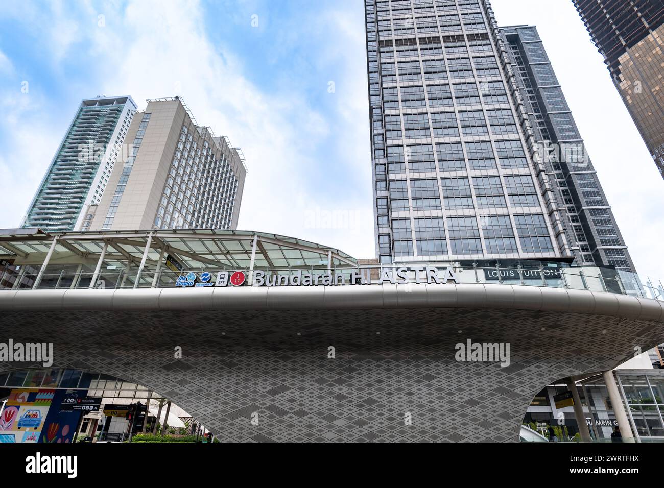 Jakarta, Indonesia - 03.05.2024: Jakarta MRT metro train station in ...