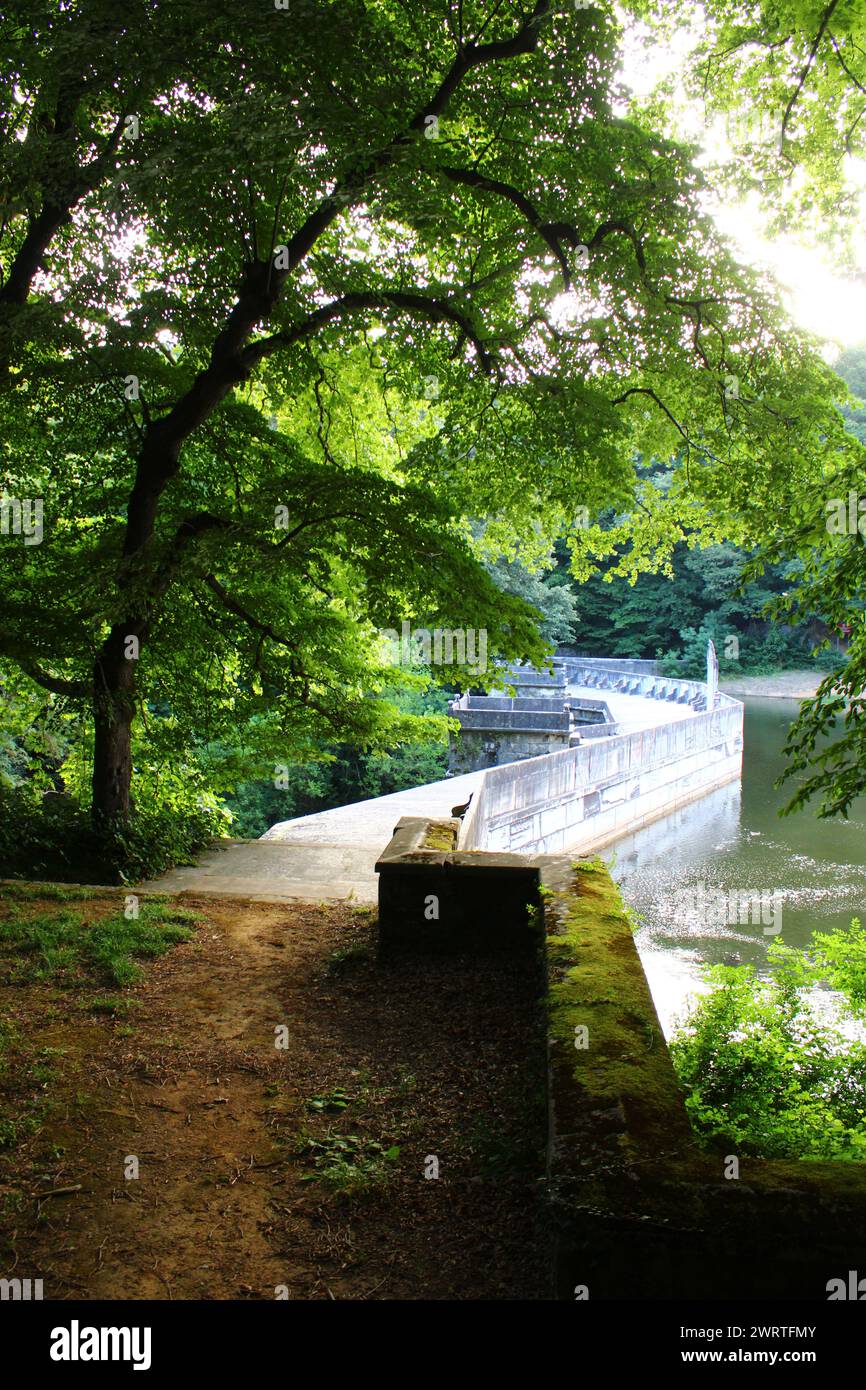 Sultan Mahmud Bendi in Belgrade Forest in Istanbul. Ottoman ...