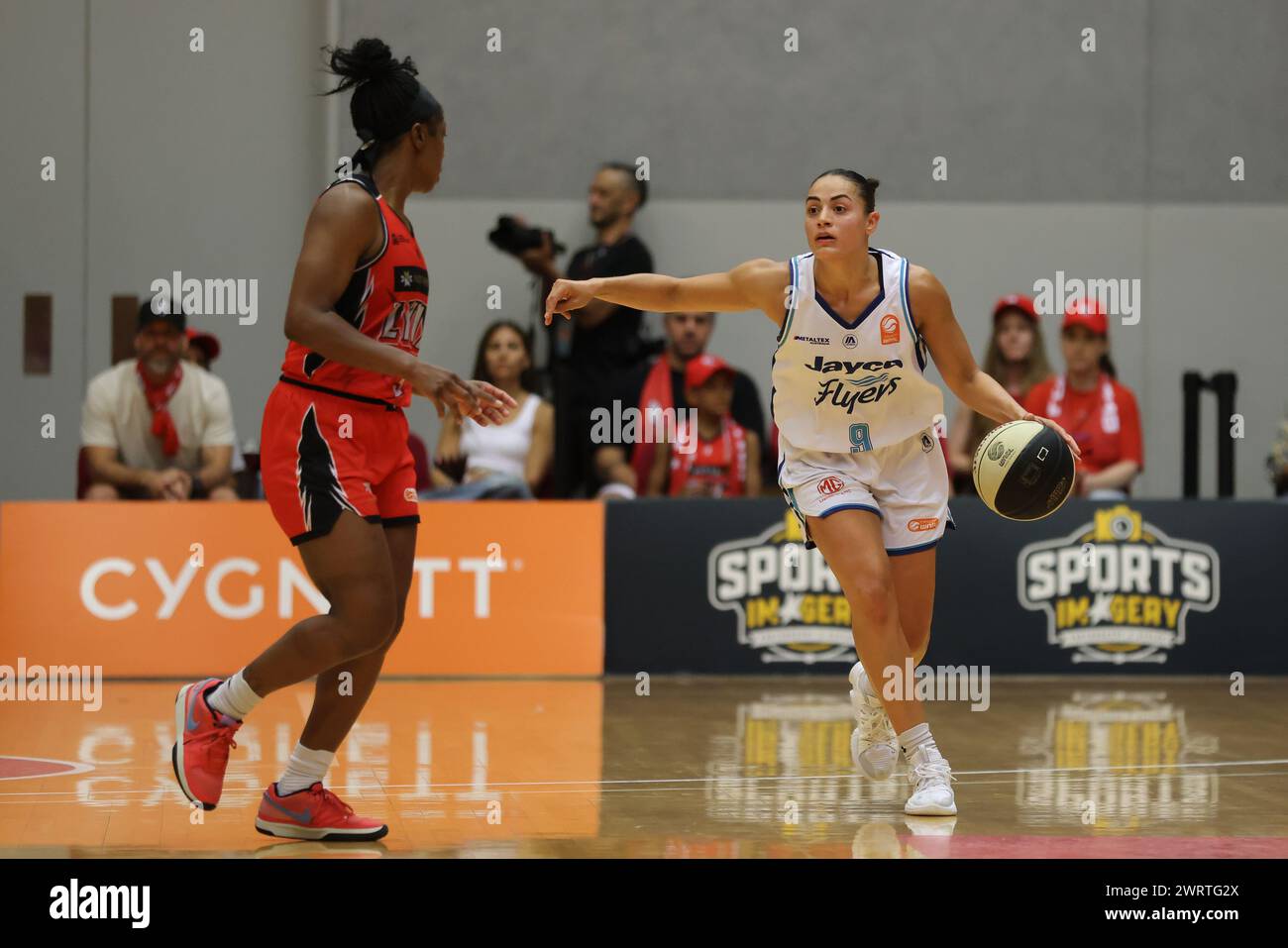 Perth, Australia. 14th Mar, 2024. Maddison Rocci of the Flyers in ...