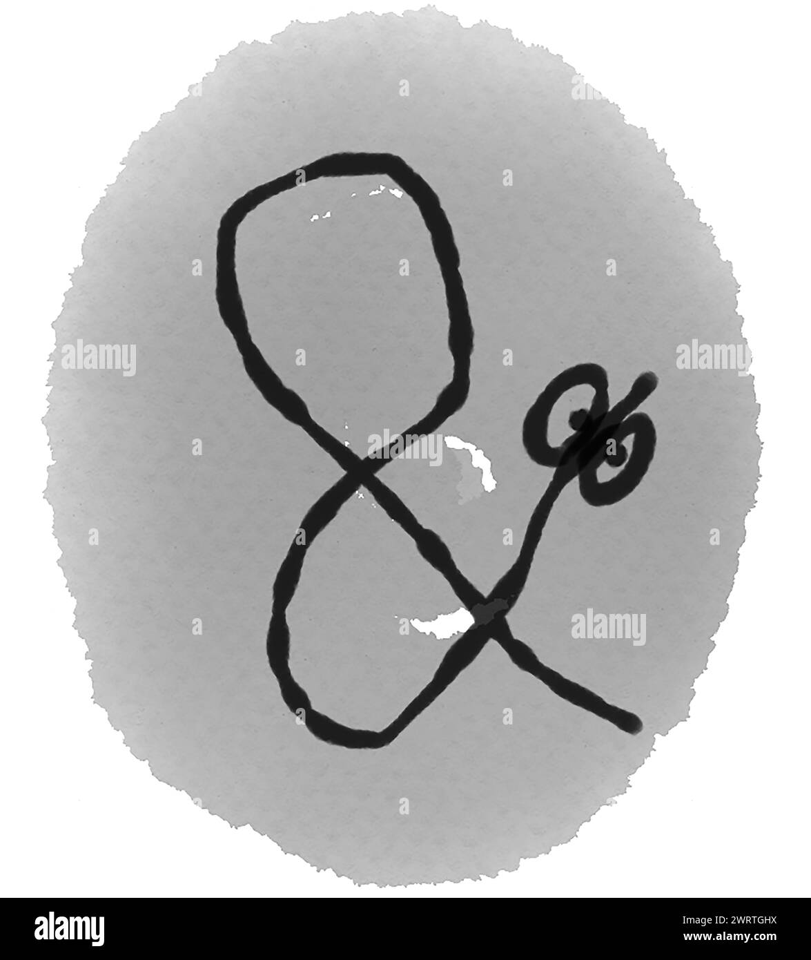 'The dash doing the and sign'. Drawing from the 'Dash' series. Black ...