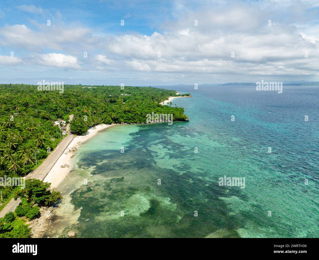 Carabao island coconut trees white hi-res stock photography and images ...