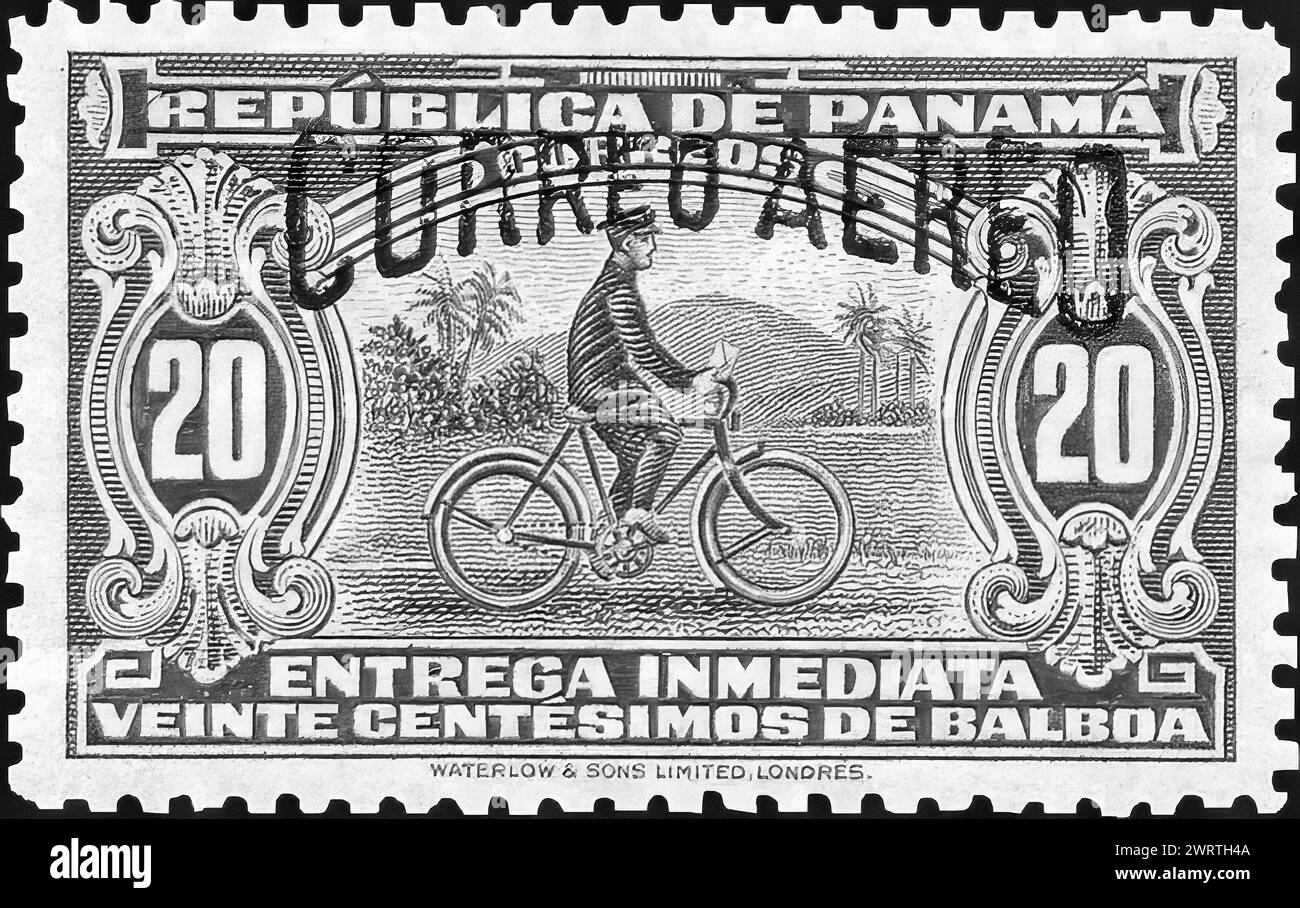 Panama postage stamp hi-res stock photography and images - Alamy