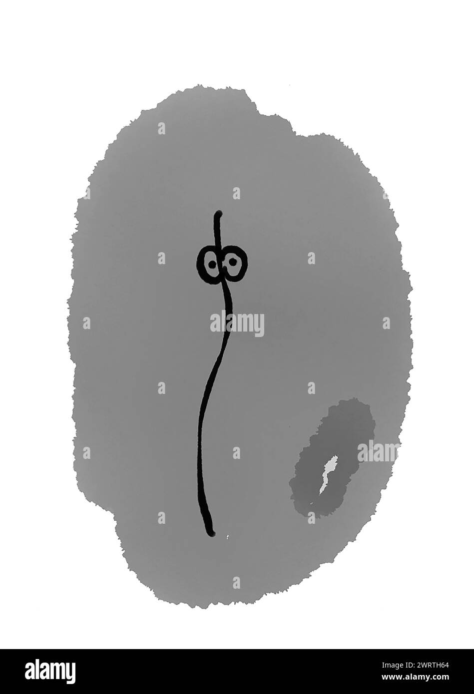 "Lifeline", Drawing "The Dash". Black and white digital (my own) work ...