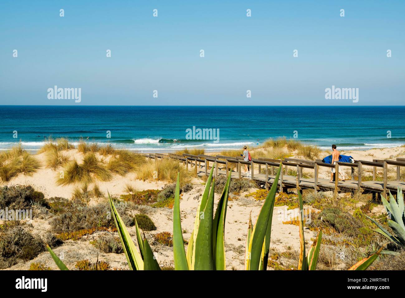 Beach, Monte Clerigo, Atlantic coast, Algarve, Portugal Stock Photo - Alamy