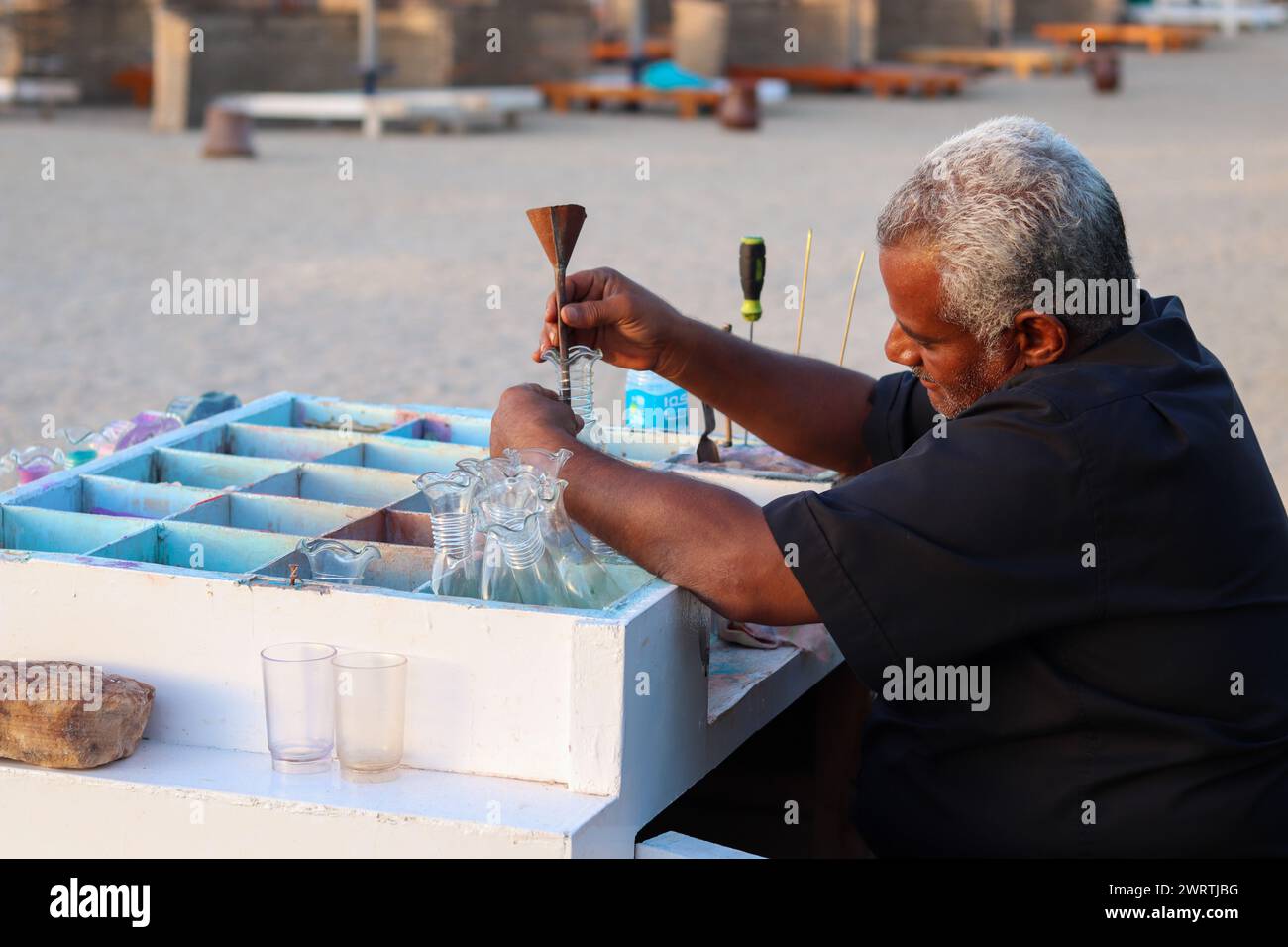Glasswork technique hi-res stock photography and images - Alamy