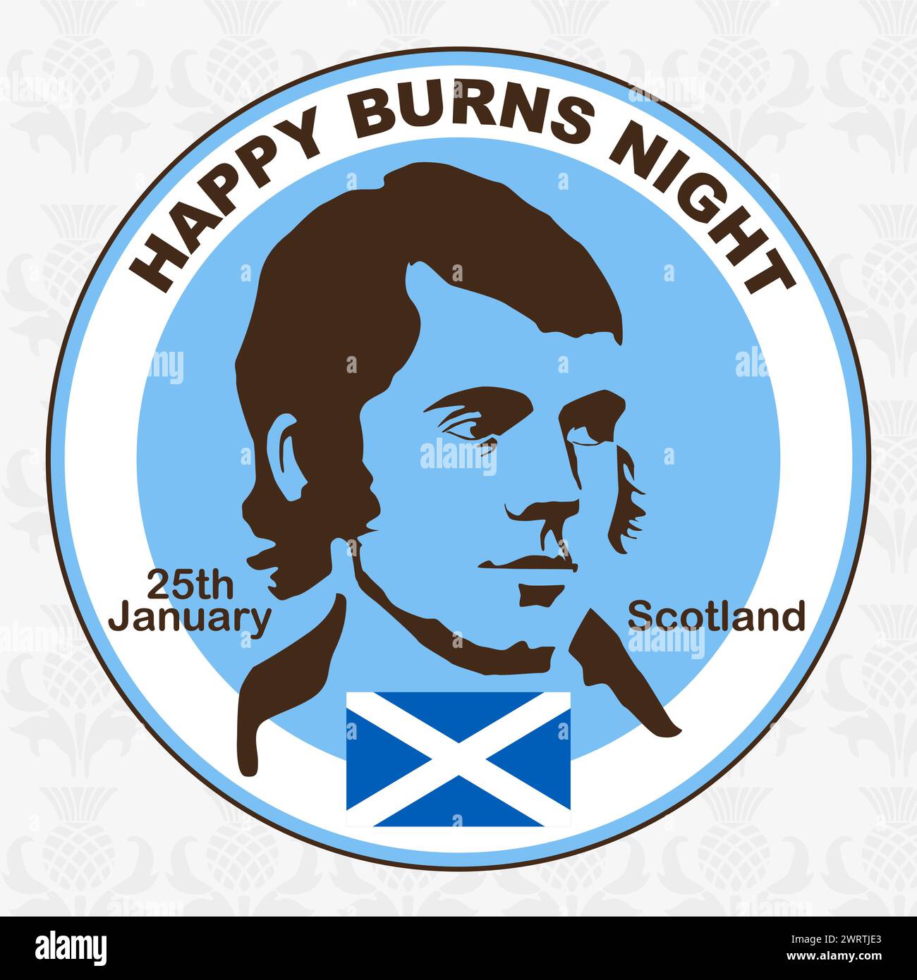 Robert Burns - Scottish poet, folklorist, author of numerous poems and ...