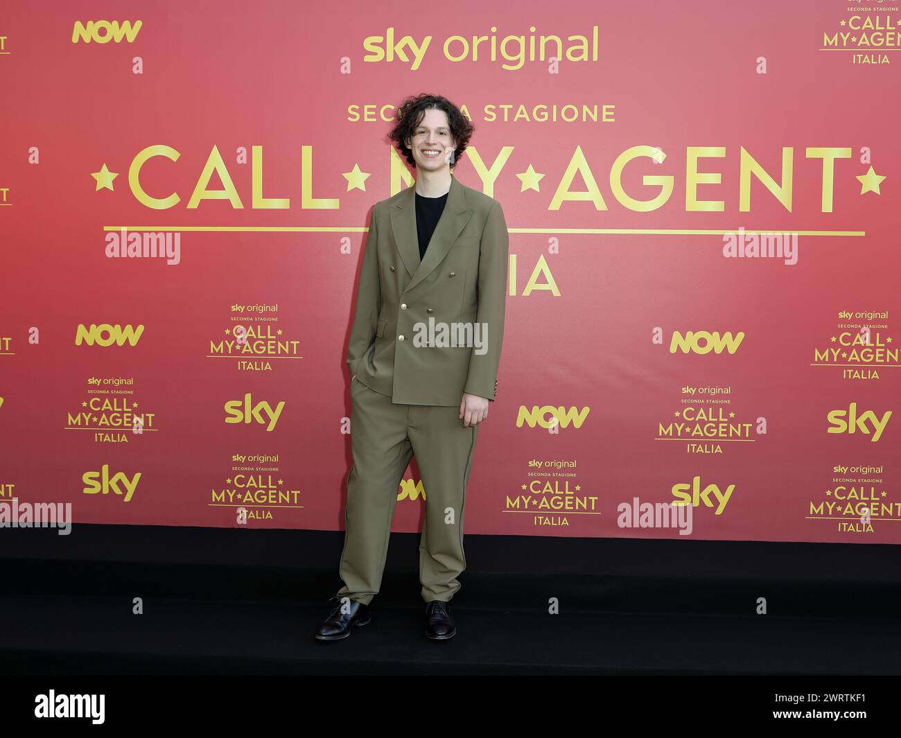 Rome, Italy. 14th Mar, 2024. Rome, The Space Moderno cinema, photocall ...
