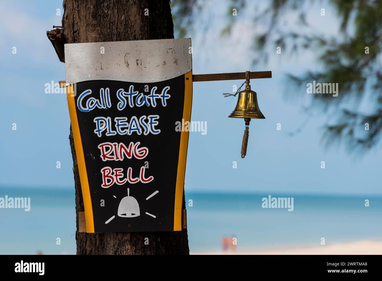 Bell for the waiter, order, bell, bell, holiday, travel, service, tip ...