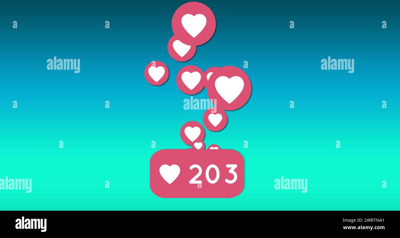 Vibrant display numerical data trends hi-res stock photography and ...