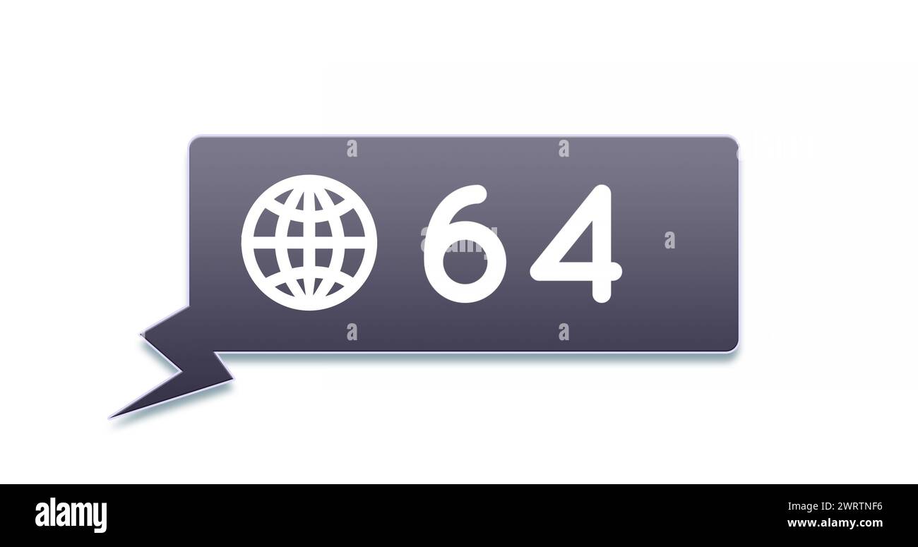 Notification graphical icon hi-res stock photography and images - Alamy