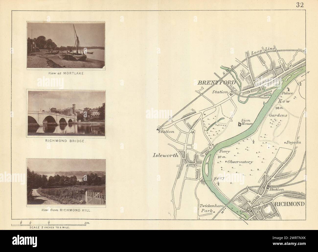Old river thames map hi-res stock photography and images - Alamy