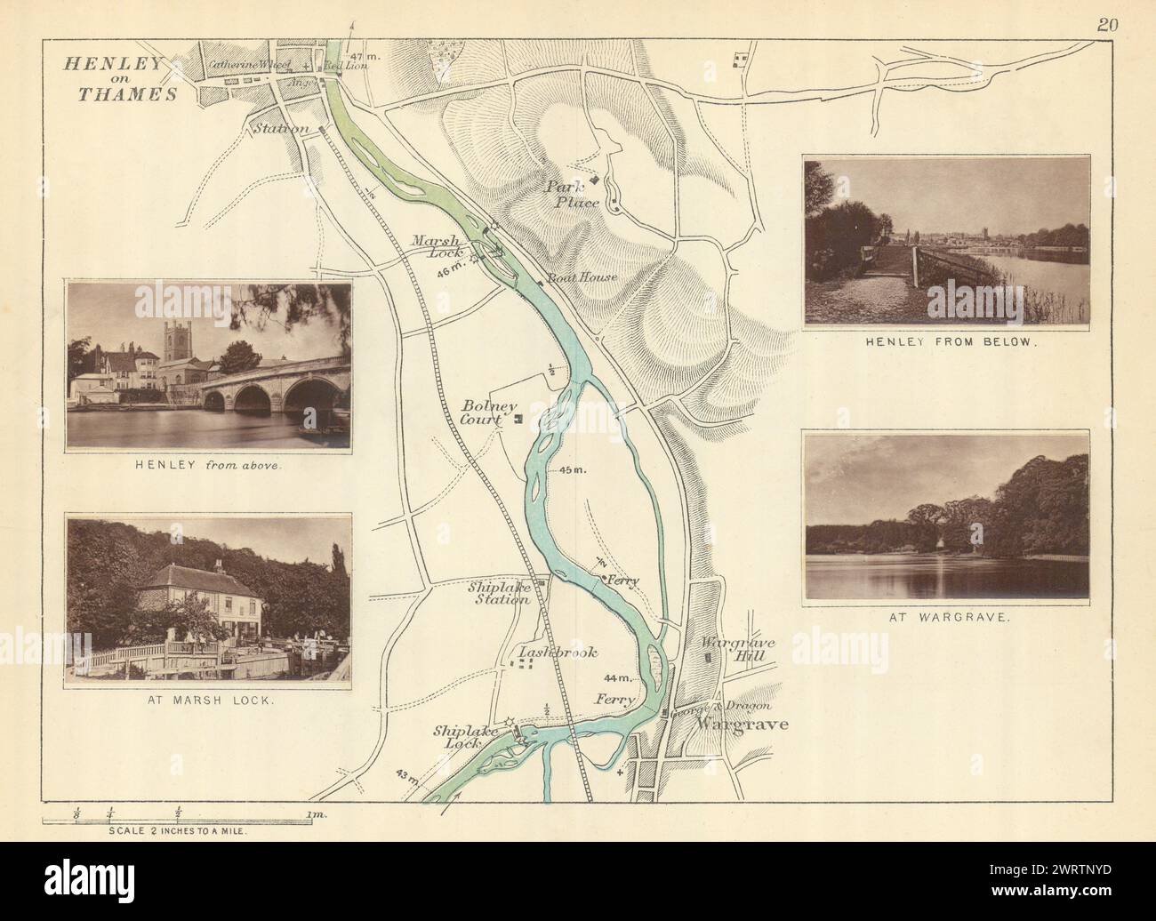 Old river thames map hi-res stock photography and images - Alamy