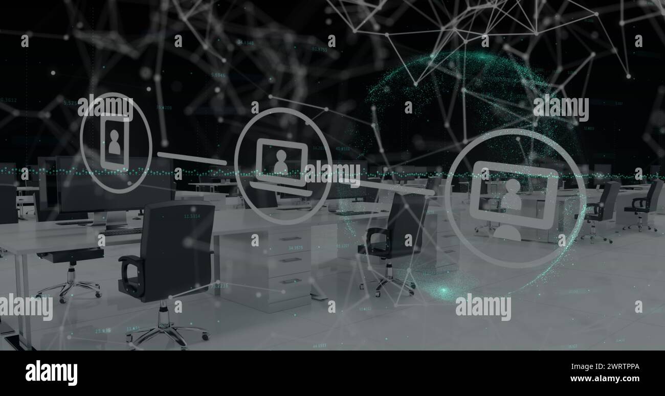 Tech connections background hi-res stock photography and images - Alamy