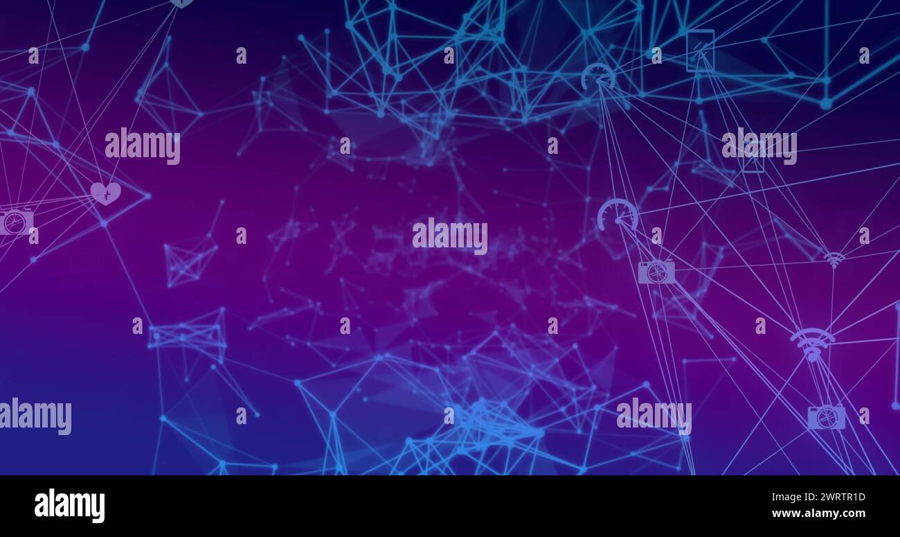 Cyber icons pattern hi-res stock photography and images - Alamy