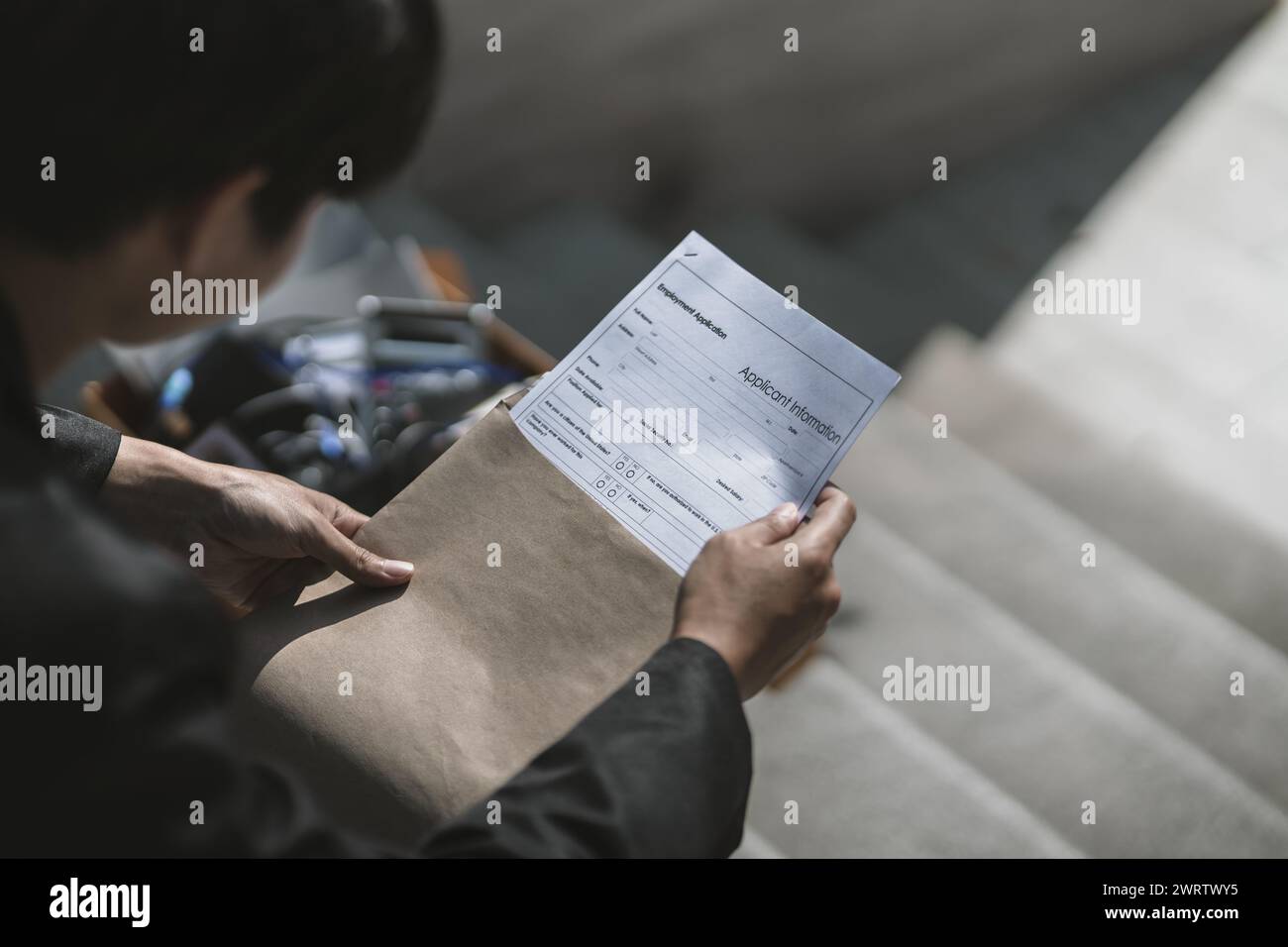 Leave application form hi-res stock photography and images - Alamy