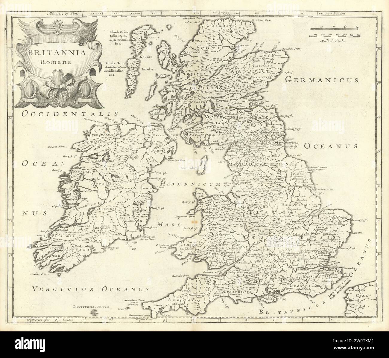 Map of roman britain hi-res stock photography and images - Alamy