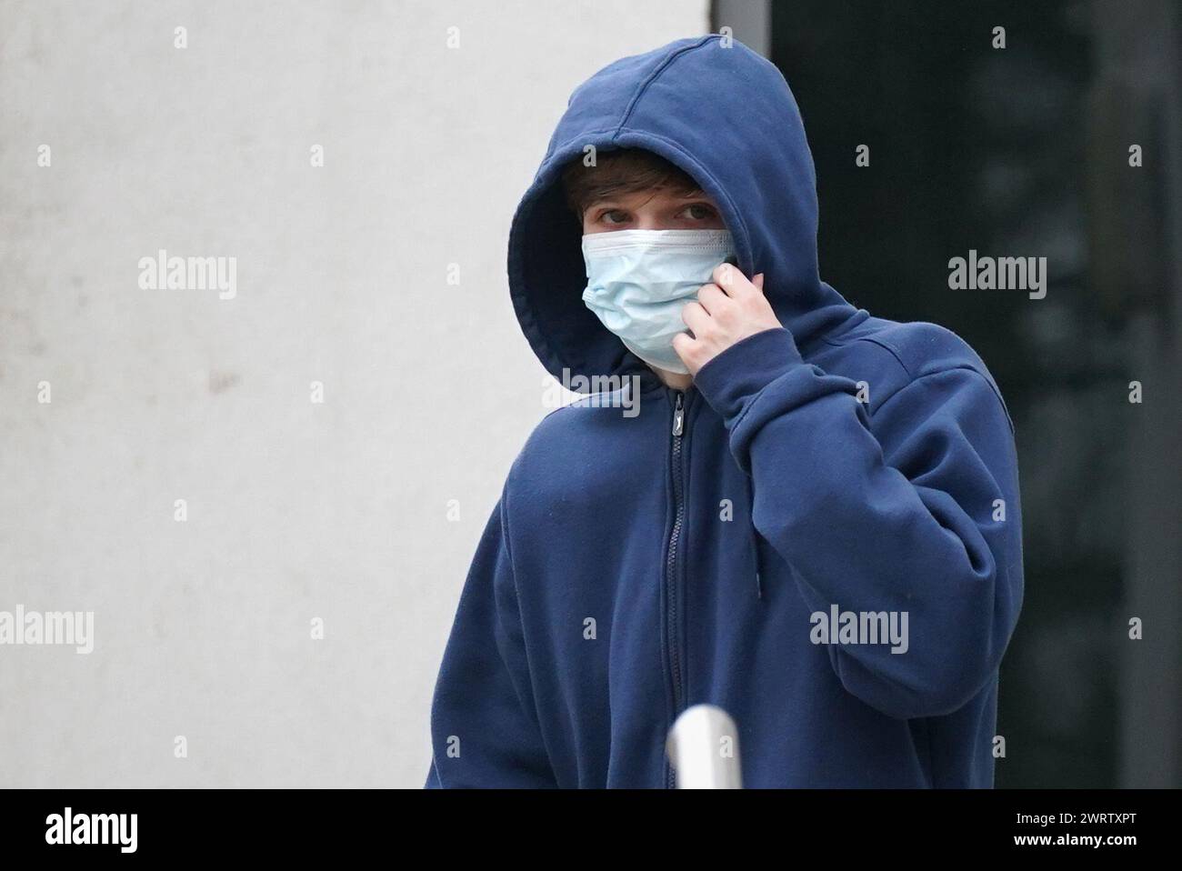 Suspended Warwickshire police officer PC Daniel Gentles, leaves Warwick ...