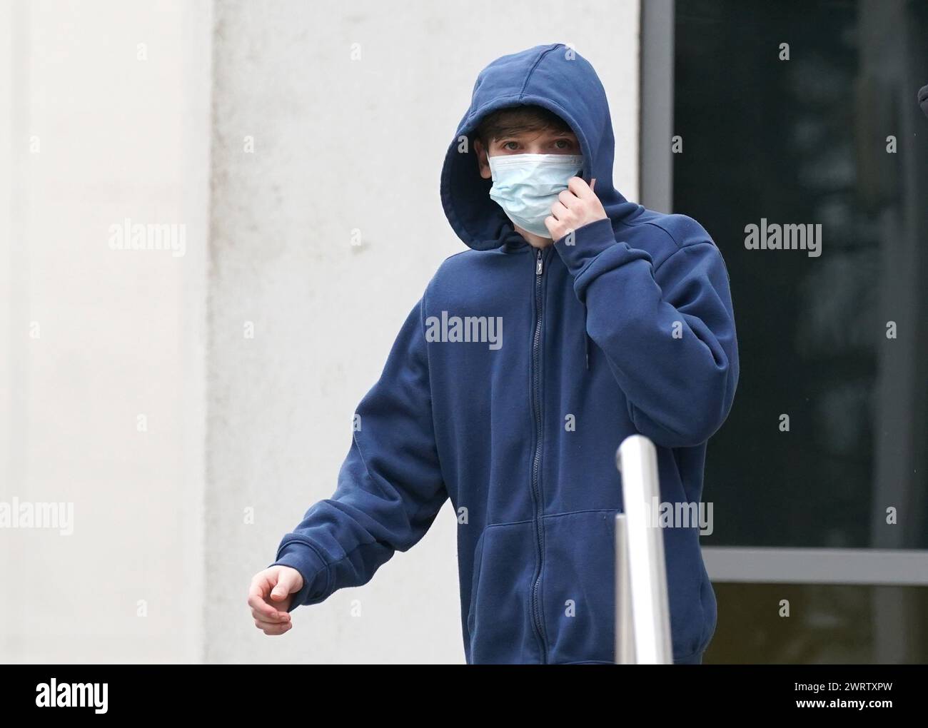 Suspended Warwickshire police officer PC Daniel Gentles, leaves Warwick ...