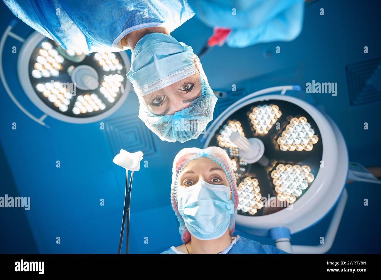 Abdominal laparoscopy in operating room hi-res stock photography and ...
