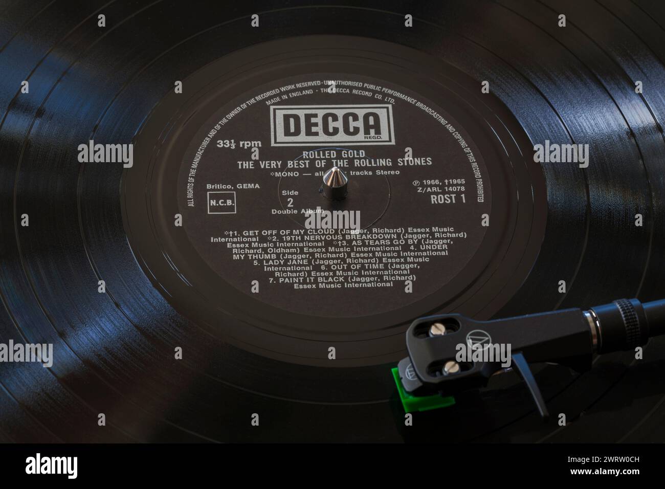 Rolled Gold the very best of The Rolling Stones vinyl record album LP ...