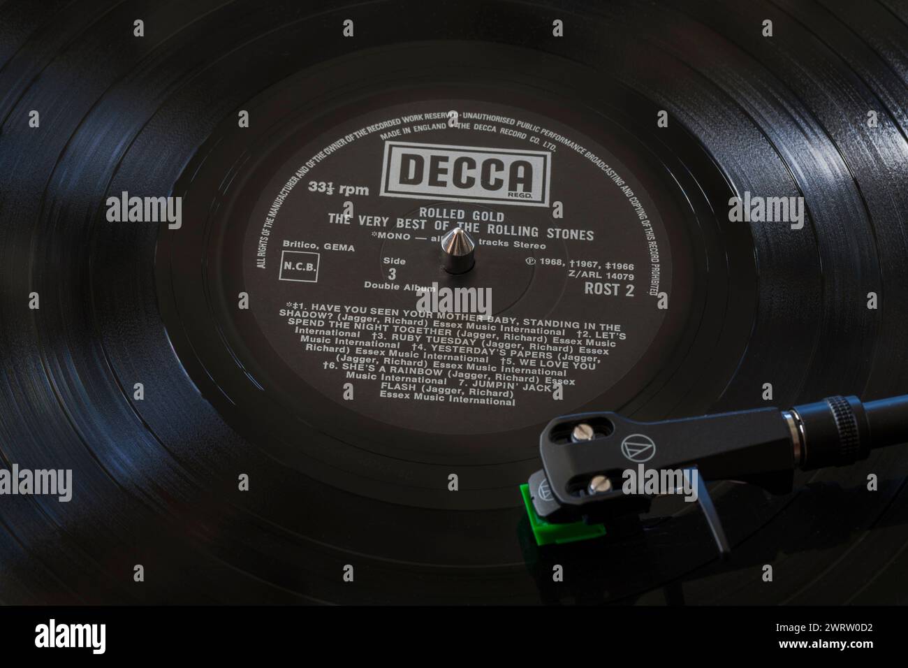 Rolled Gold the very best of The Rolling Stones vinyl record album LP ...