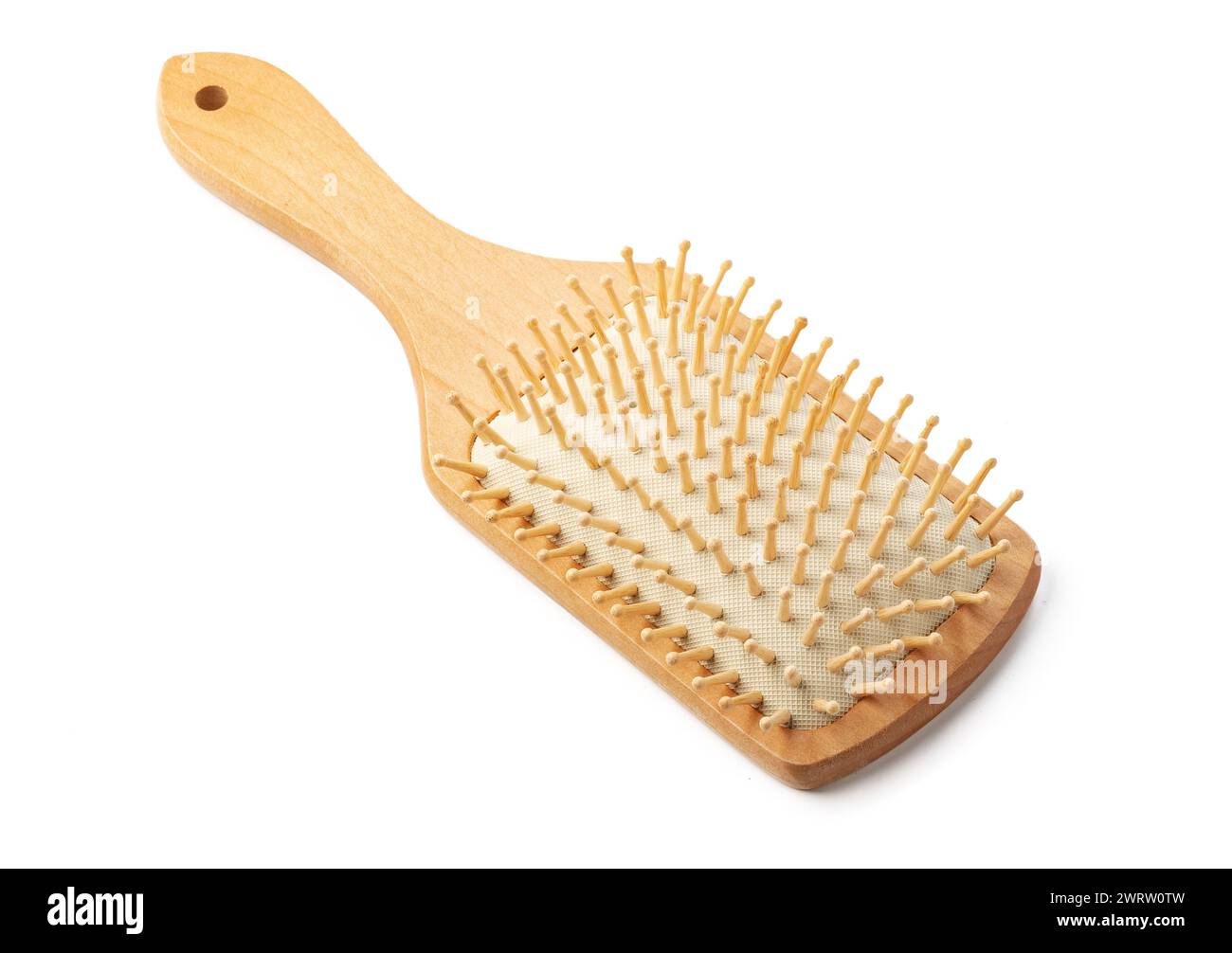 Hair care brush isolated on white background Stock Photo - Alamy