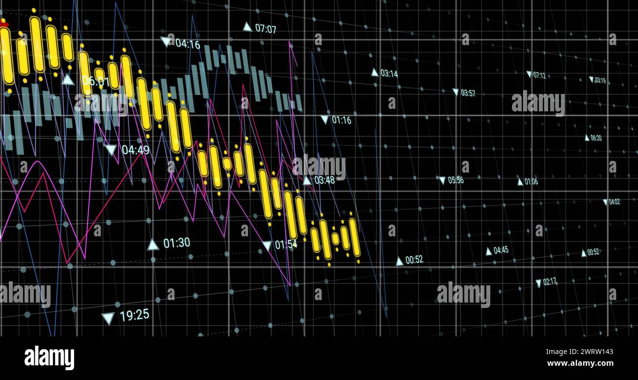 The given image is a digitally generated image of floating diagrams on ...