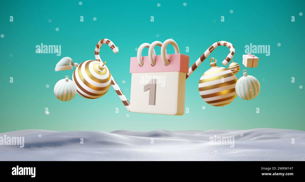 Advent calendar number 1 hi-res stock photography and images - Alamy
