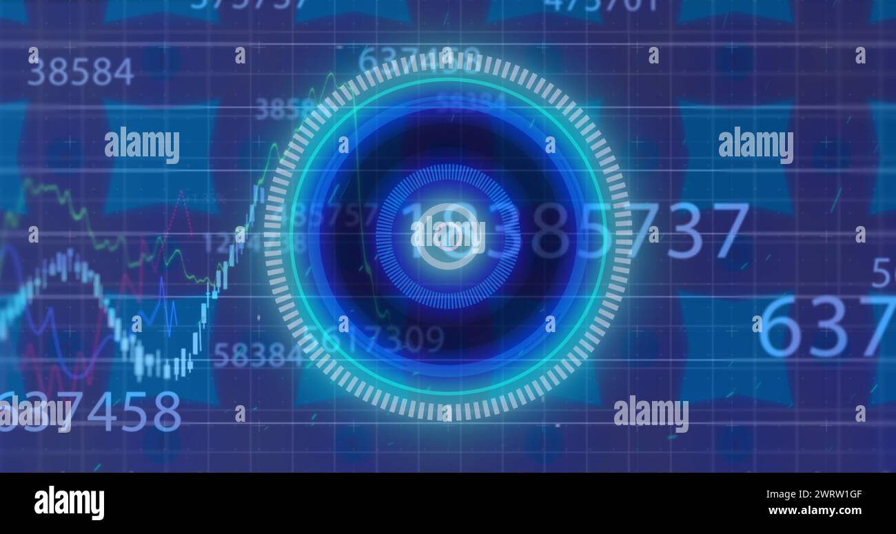 Multiple numbers changing abstract shapes hi-res stock photography and images - Alamy