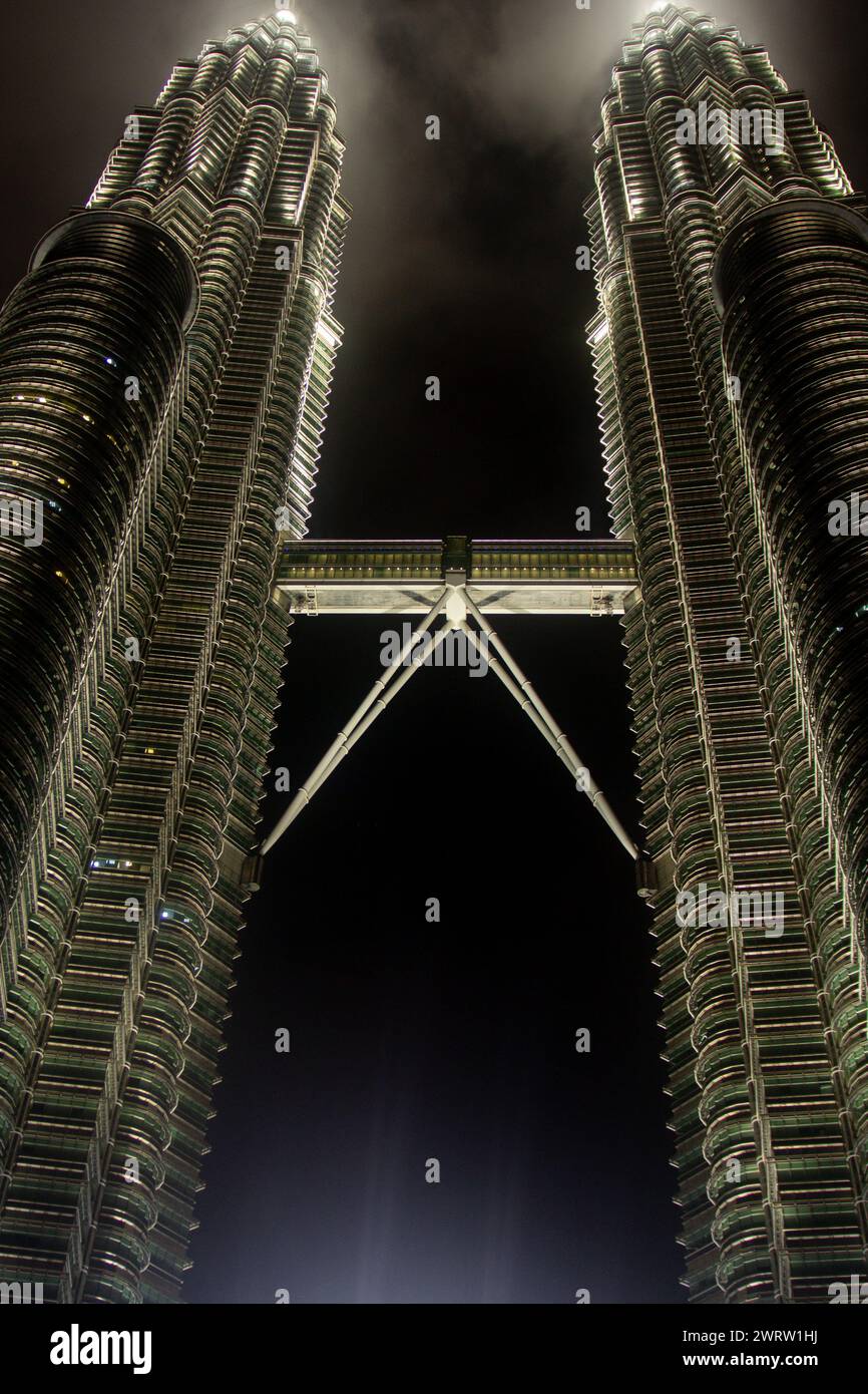Kuala Lumpur , Malaysia - January 22, 2023: View of the Petronas Twin ...