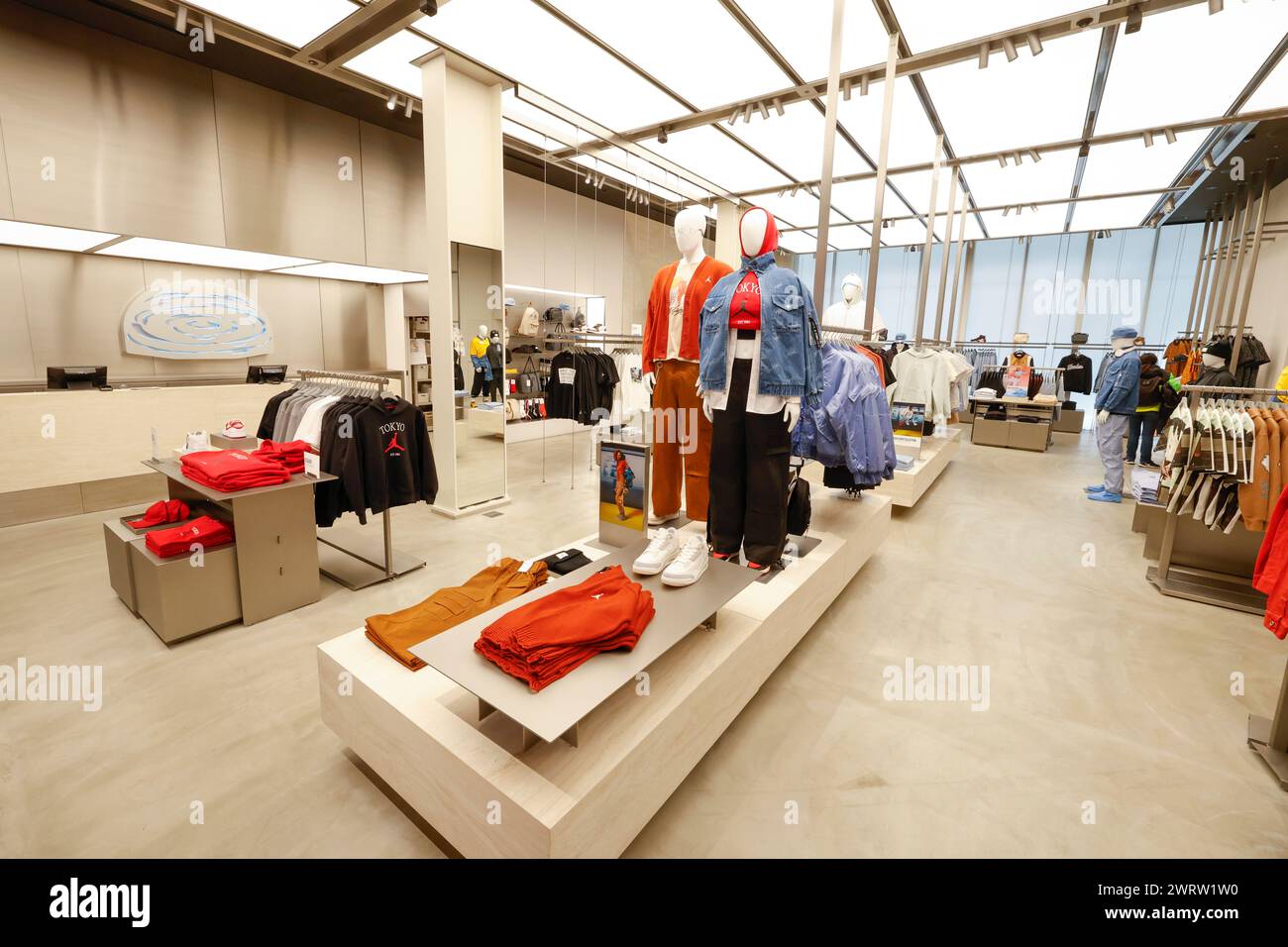 JORDAN WORLD OF FLIGHT SHIBUYA STORE TOKYO Stock Photo - Alamy