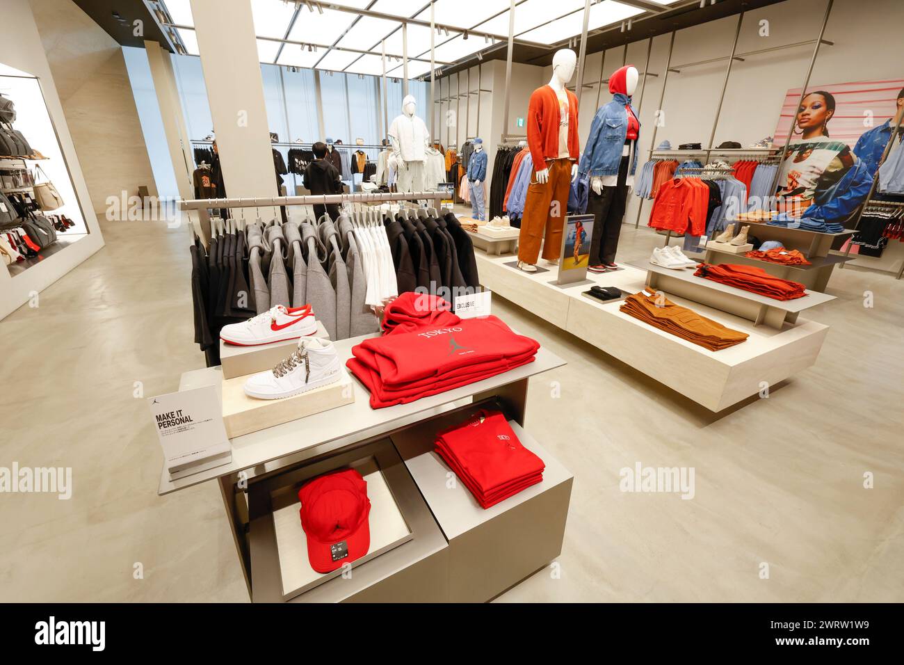 JORDAN WORLD OF FLIGHT SHIBUYA STORE TOKYO Stock Photo - Alamy