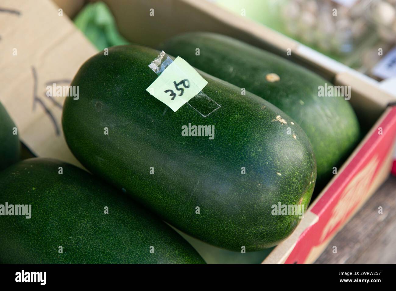 Japanese watermelon at a Kyoto fruit market Stock Photo - Alamy