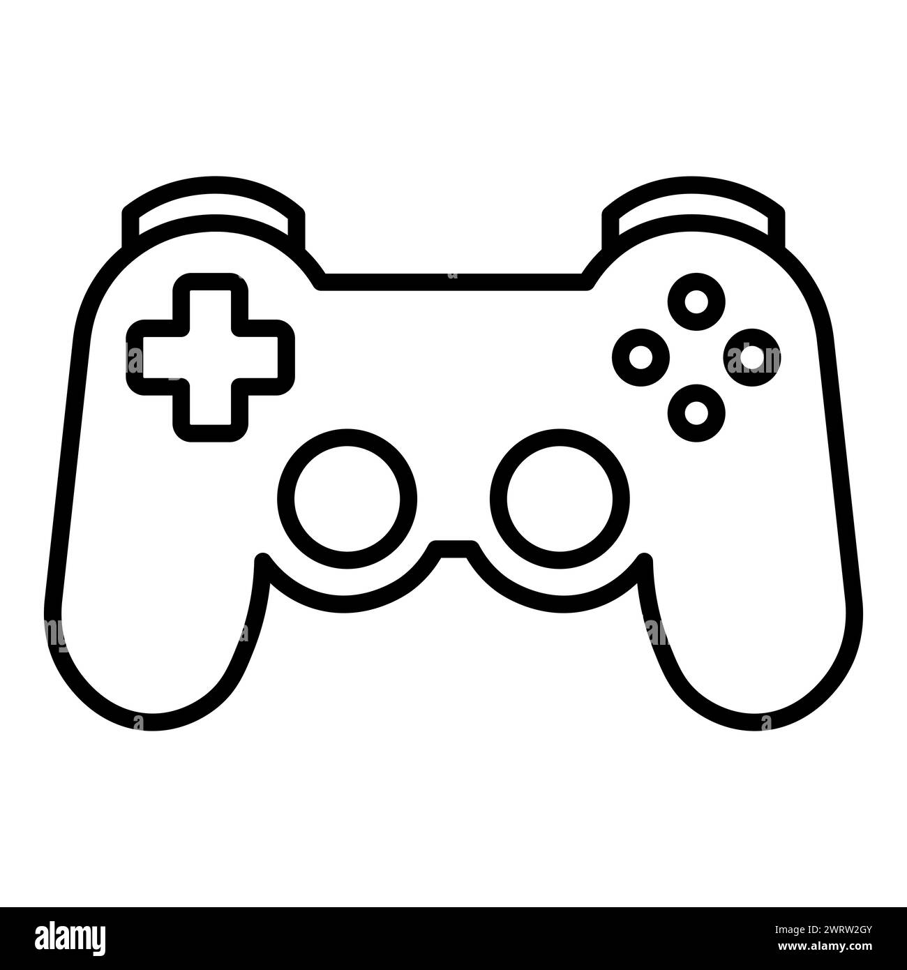 black vector console icon on white background Stock Vector Image & Art ...