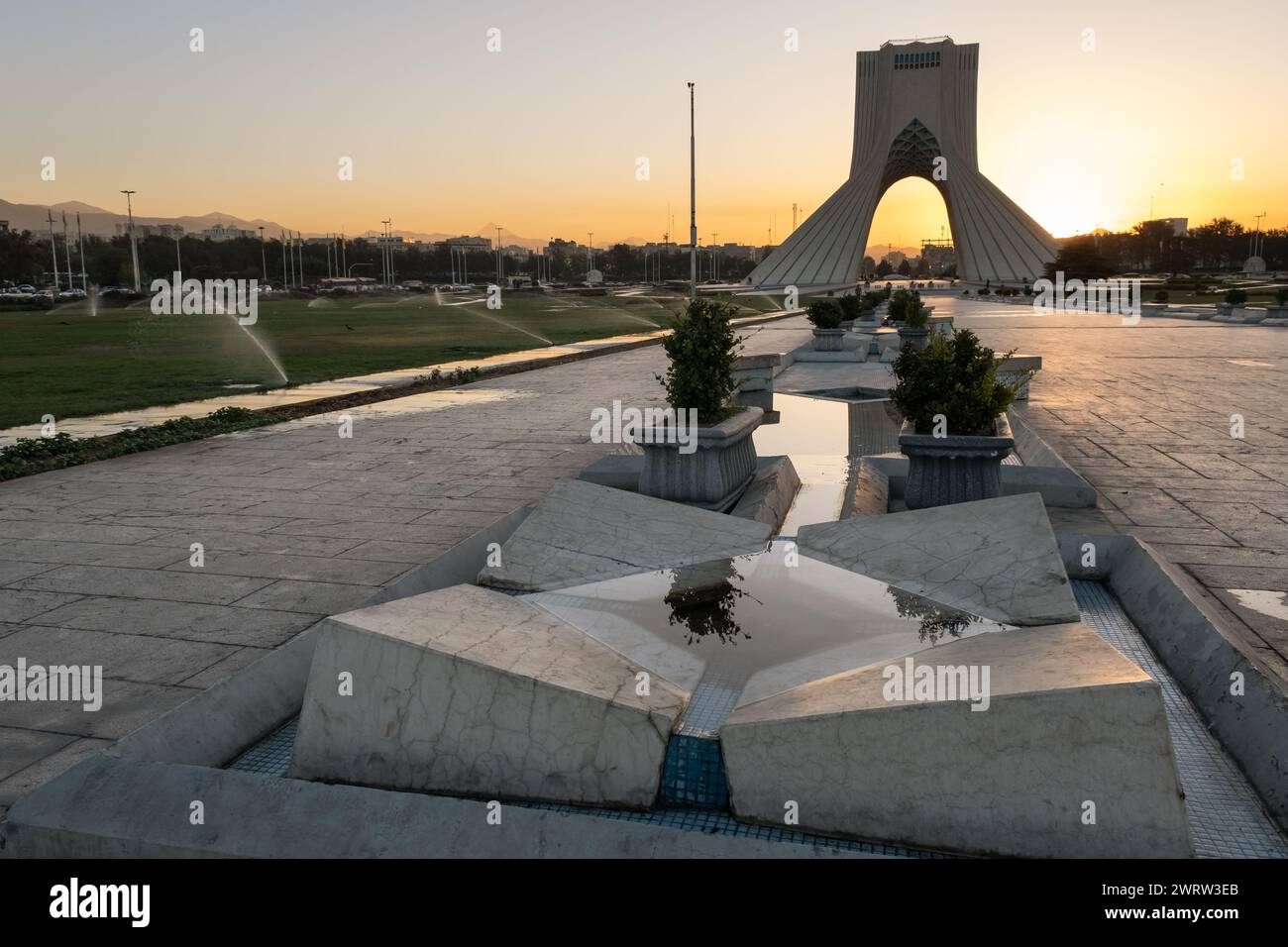 The Azadi Tower or Freedom Tower in Tehran, Iran Stock Photo - Alamy