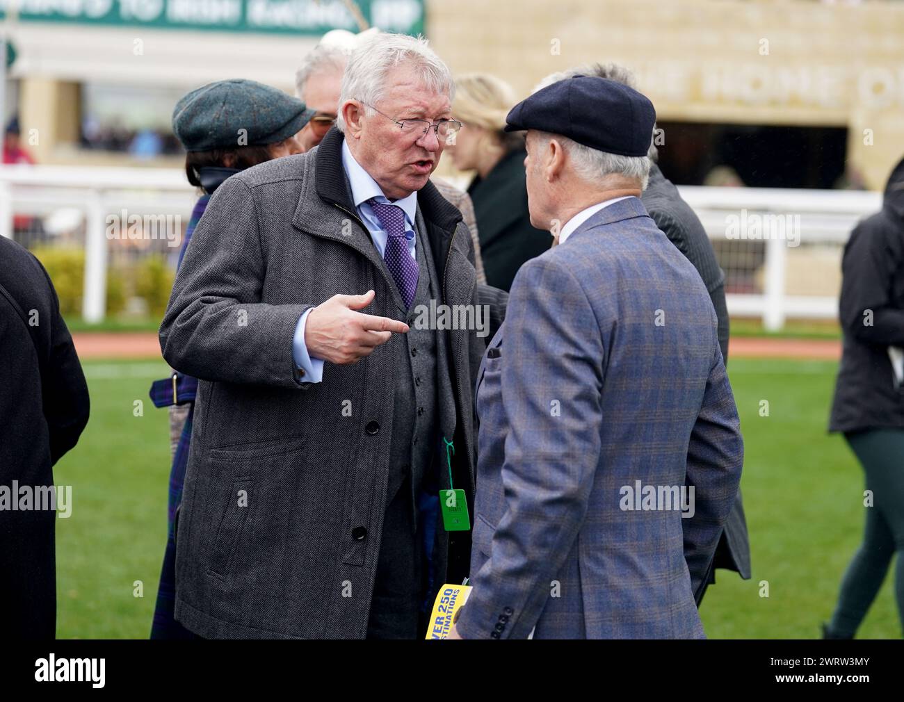 Sir Alex Ferguson, owner of Monmiral, on day three of the 2024 ...