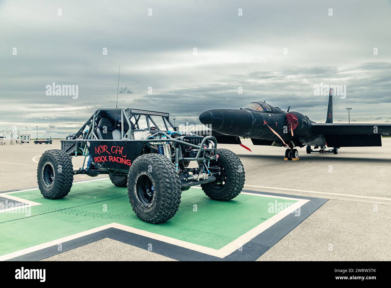 An illustration made promoting the Beale Auto Expo Stock Photo - Alamy