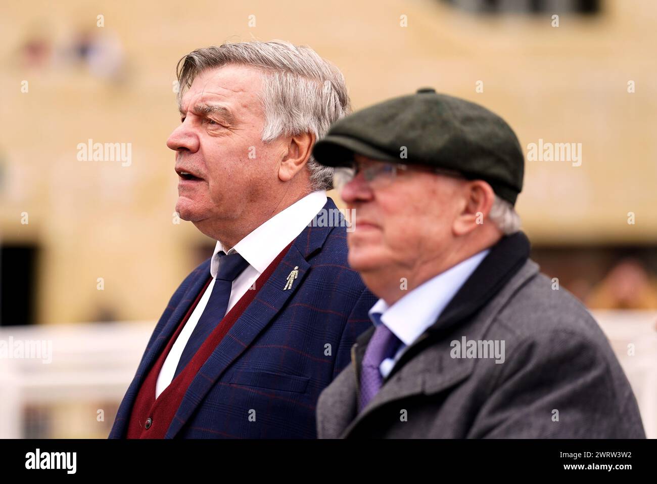 Sir Alex Ferguson and Sam Allardyce (left) on day three of the 2024 ...