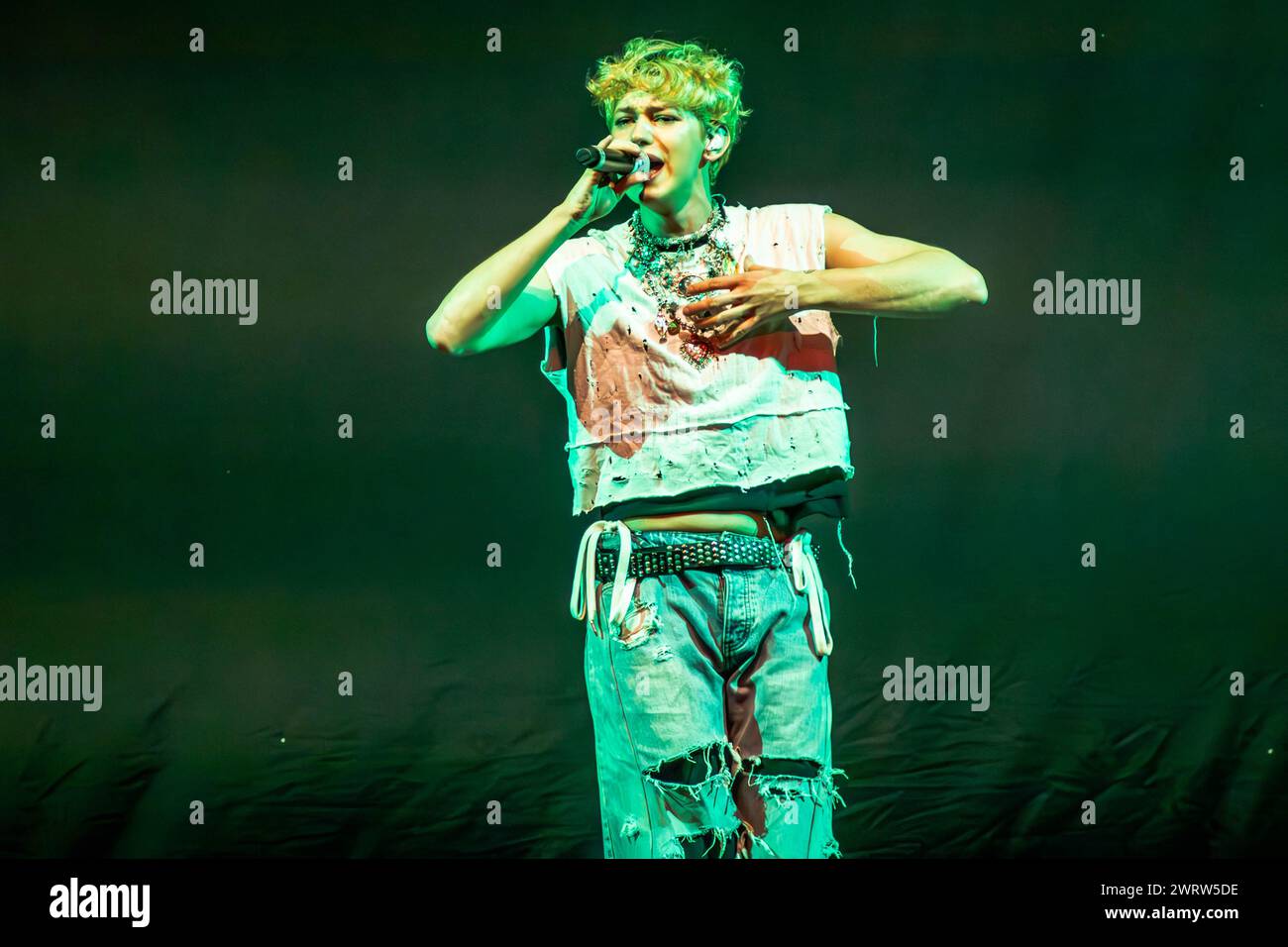 Milan Italy. 13th March 2024. The Polish singer-songwriter Jan ...