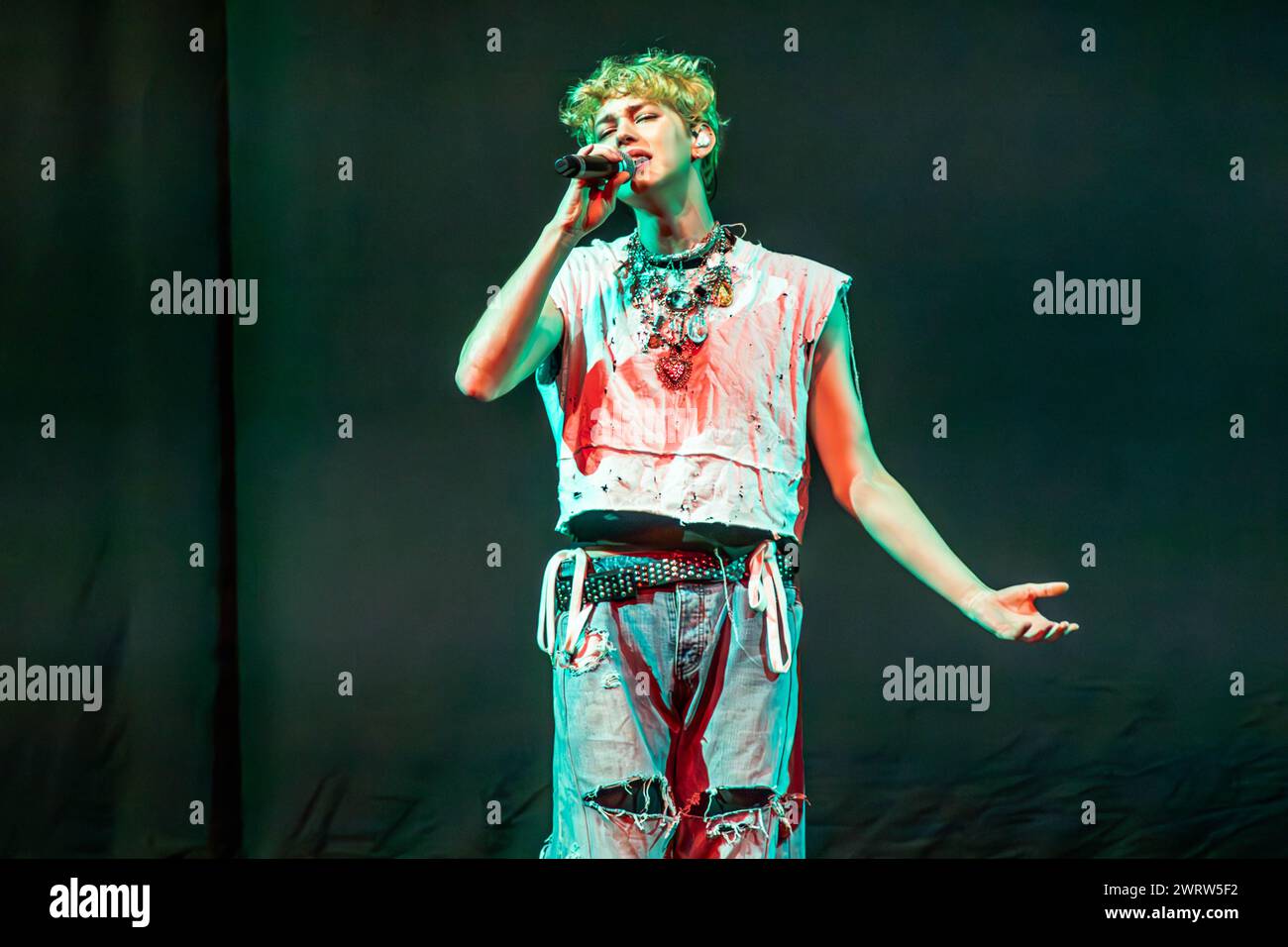 Milan Italy. 13th March 2024. The Polish singer-songwriter Jan ...