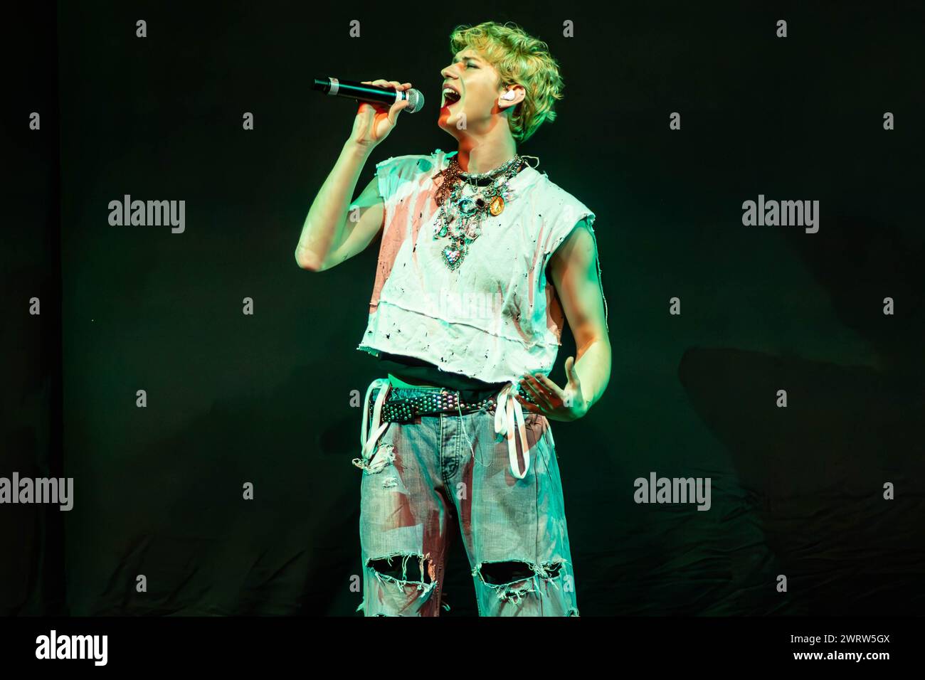 Milan Italy. 13th March 2024. The Polish singer-songwriter Jan ...