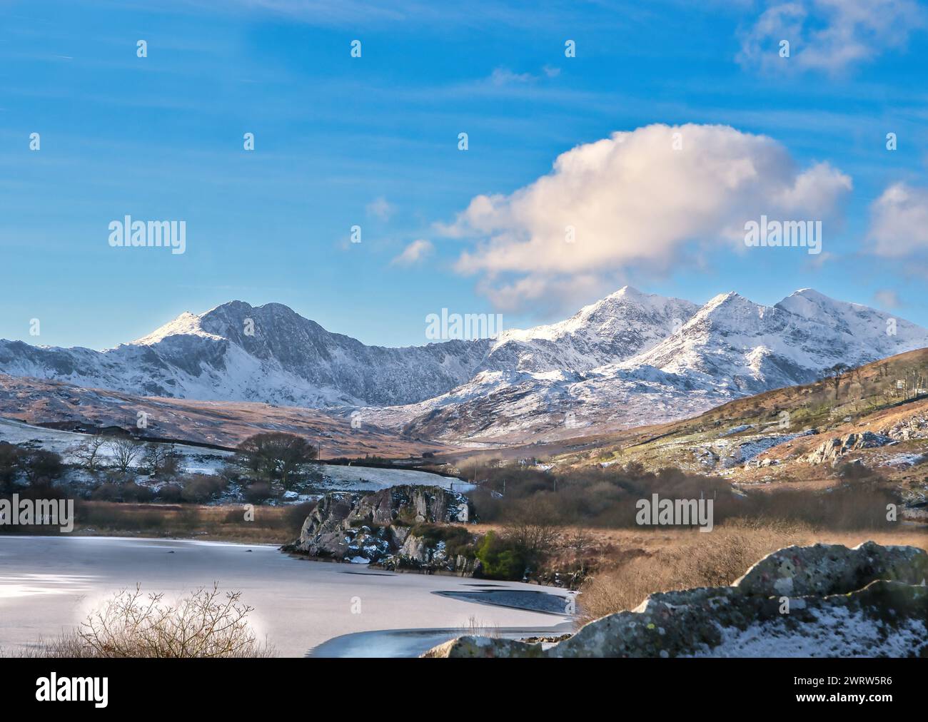 Capel curig snowdon hi-res stock photography and images - Alamy