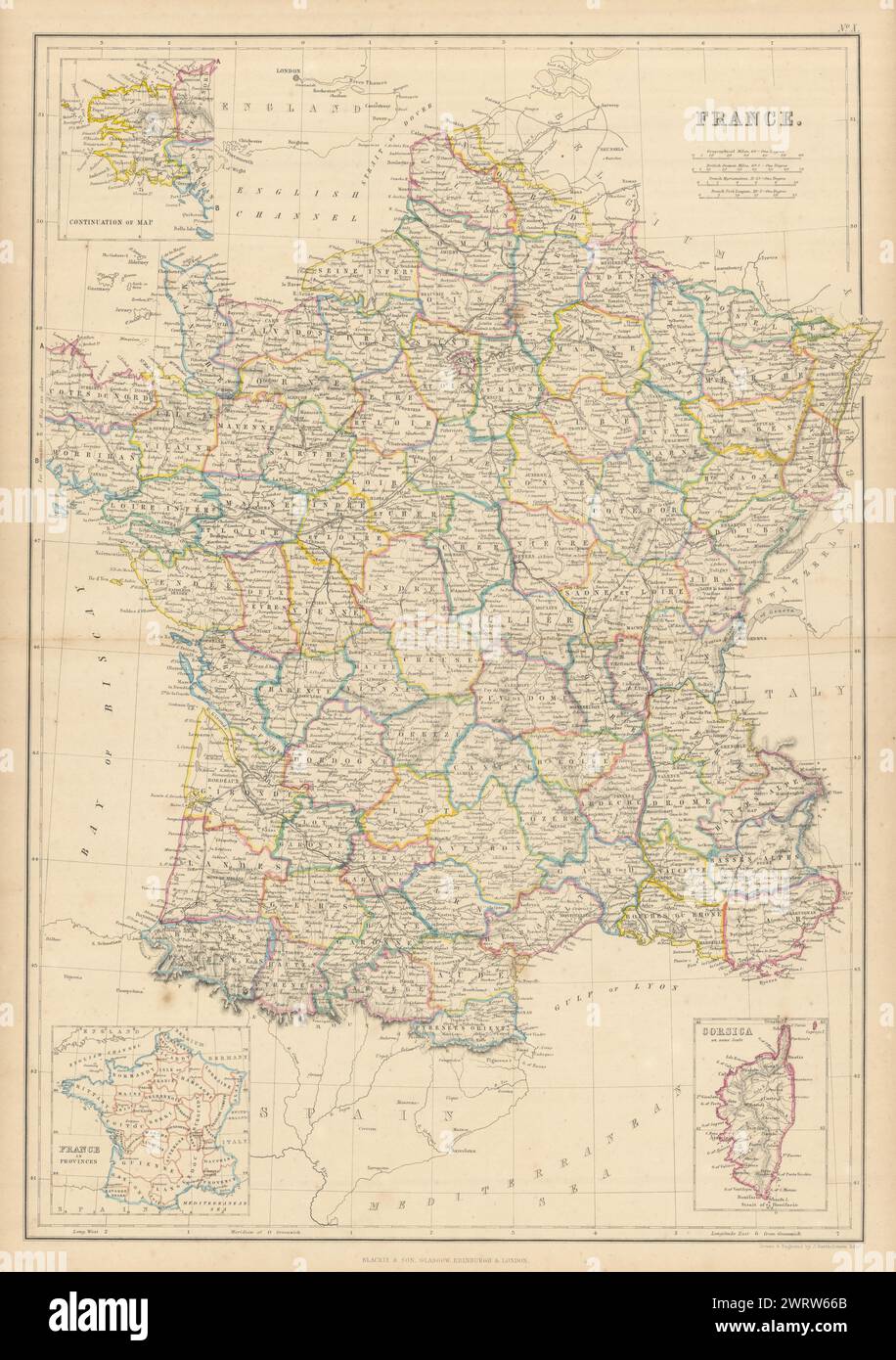 Nice france map hi-res stock photography and images - Alamy