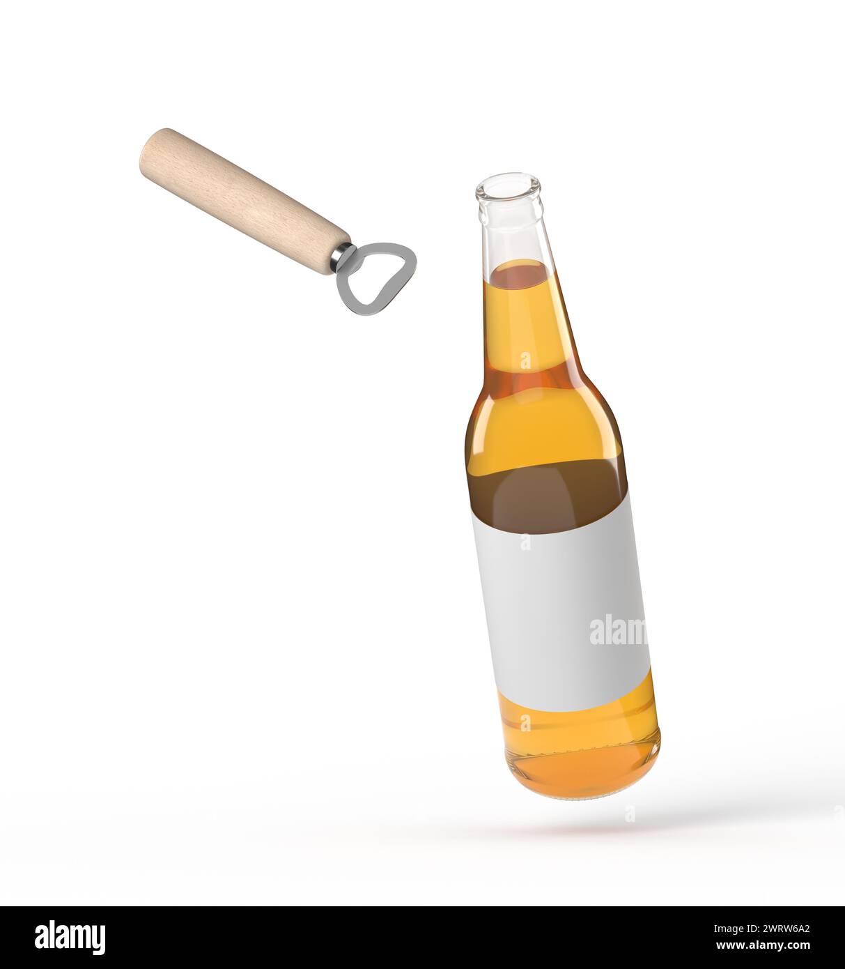 Tilted beer bottle hi-res stock photography and images - Alamy