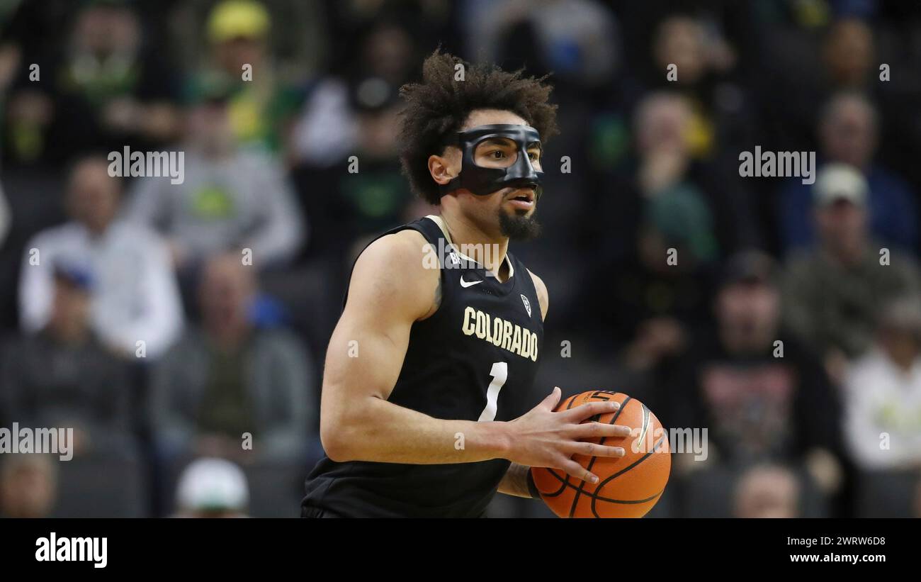 Colorado guard J'Vonne Hadley (1) plays during an NCAA college ...